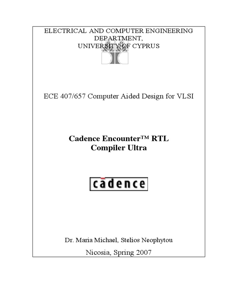 RTL Logic Synthesis Tutorial | PDF | Hardware Description Language | Logic Synthesis