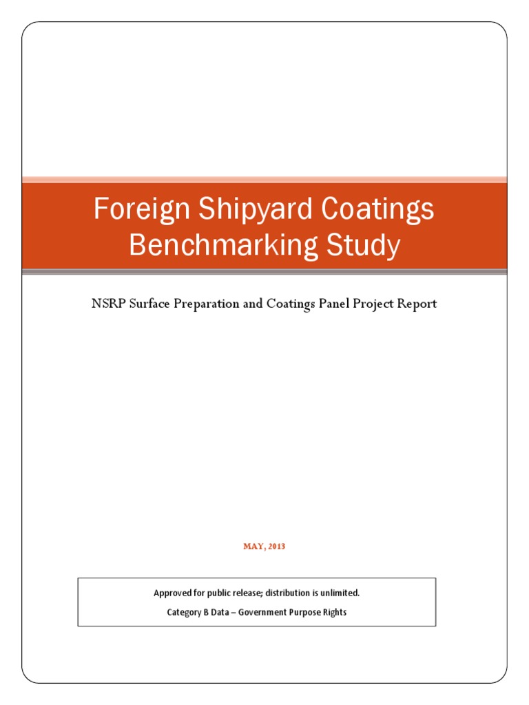 2013-400 Foreign SY Benchmarking Final Report (Public Release) | PDF | Shipbuilding | Ships