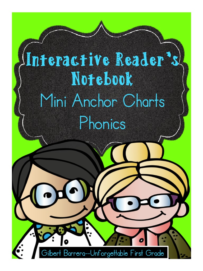 Interactive Mini Anchor Charts Reader's Notebook | PDF | Notebook ...