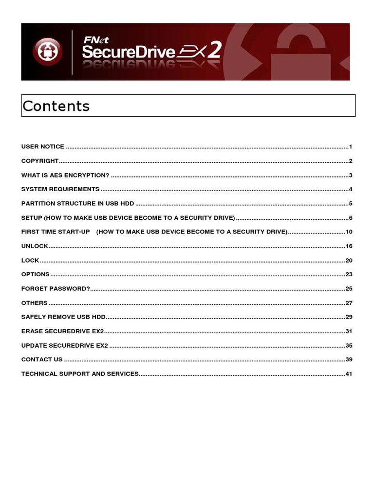 SecureDrive EX2 PDF | PDF | System Software | Software