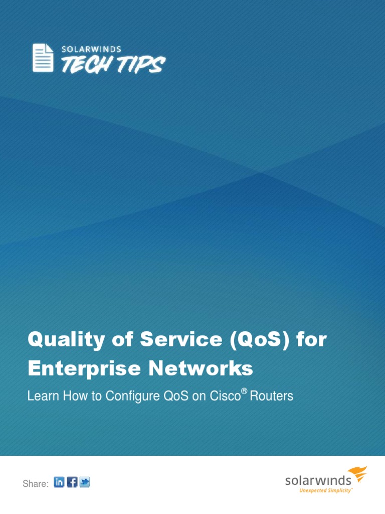Configure QoS On Cisco Routers | PDF | Quality Of Service | Network ...