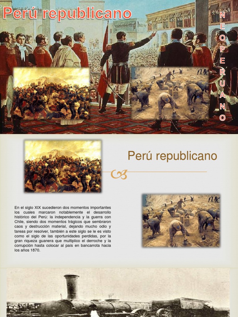 Historia del Perú Republicano | PDF | Columna | Perú