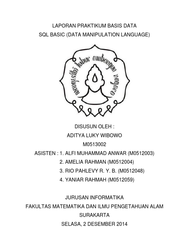 Laporan Praktikum Basis Data SQL Basic (DML) | PDF