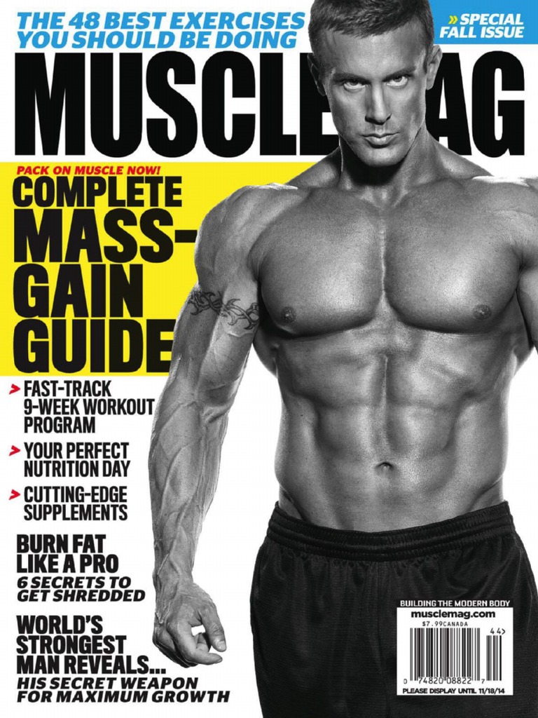 Muscle Mag August 2014 | PDF | Adipose Tissue | Sports Nutrition