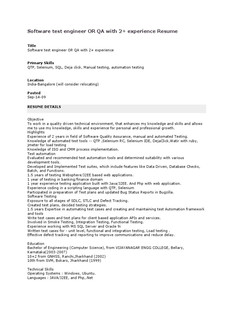 Vishnu Resume New | PDF