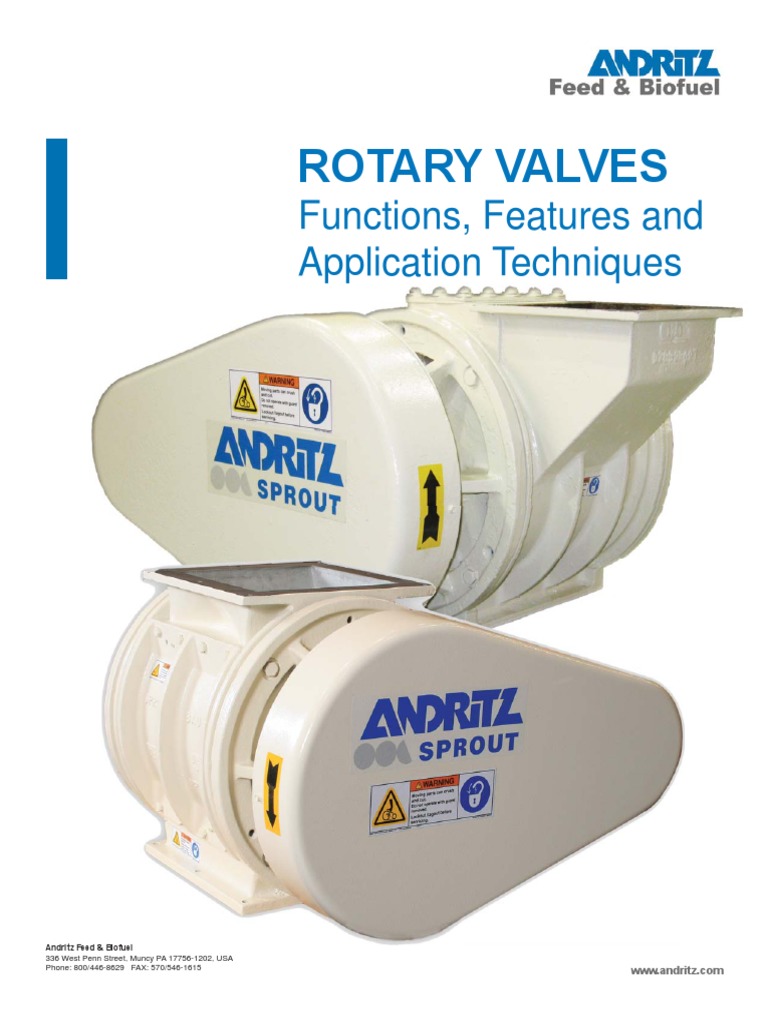 Rotary Valves: Functions, Features and Application Techniques | PDF ...
