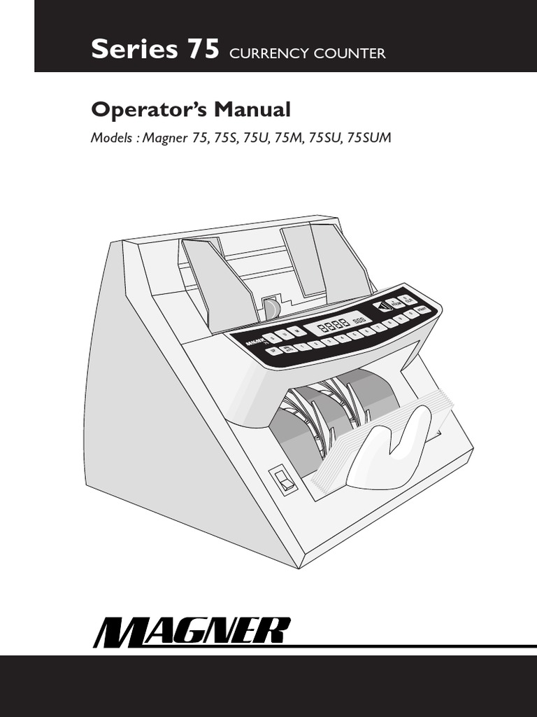 Magner 75 Currency Counter Manual | PDF | Ac Power Plugs And Sockets ...