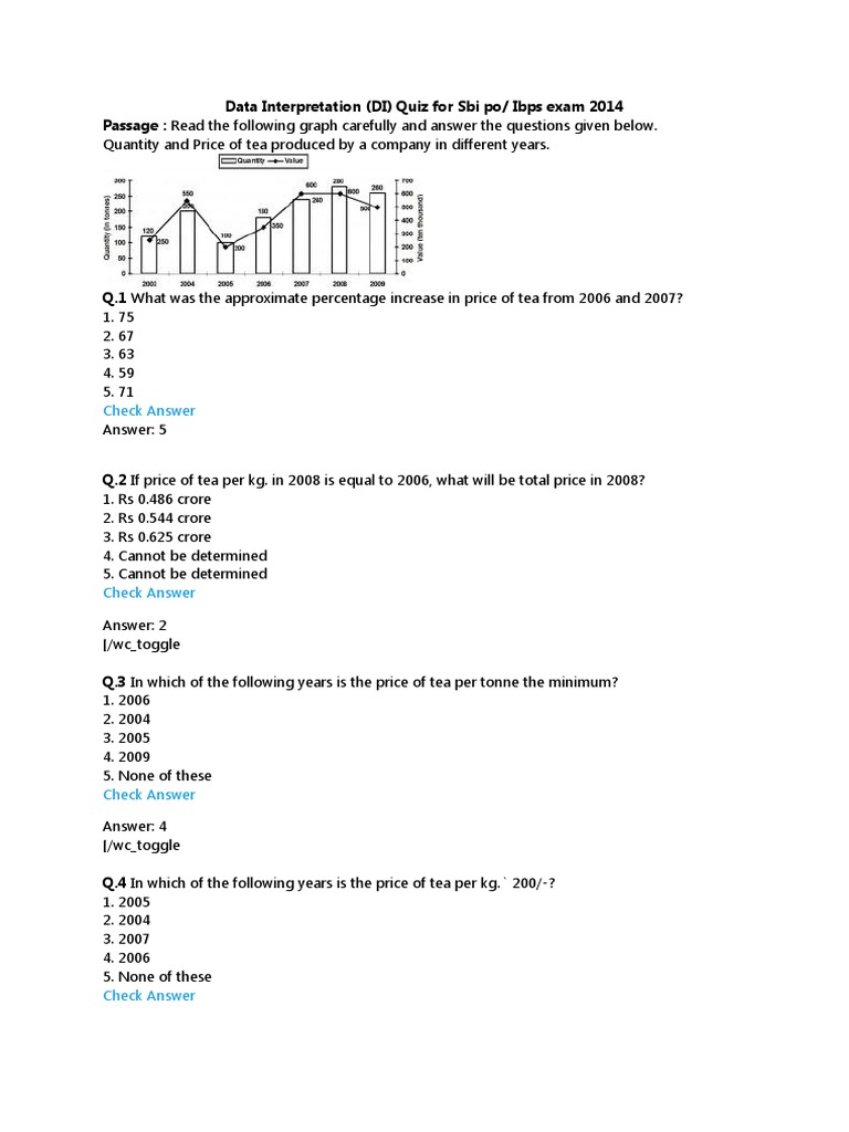 Data Interpretation | PDF