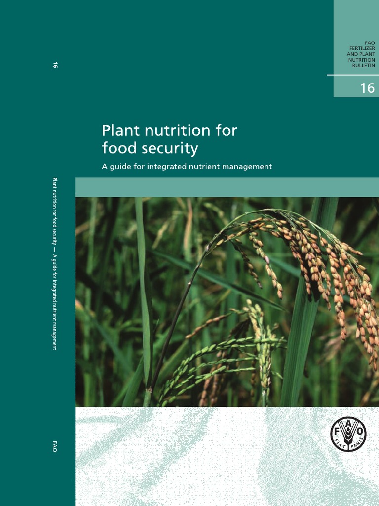 Plant Nutrition For Food Security | PDF