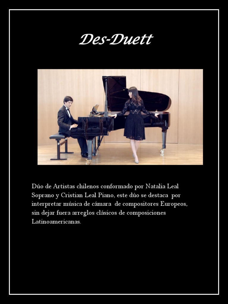 Des-Duett Reseña Musical | PDF | Concierto | Piano