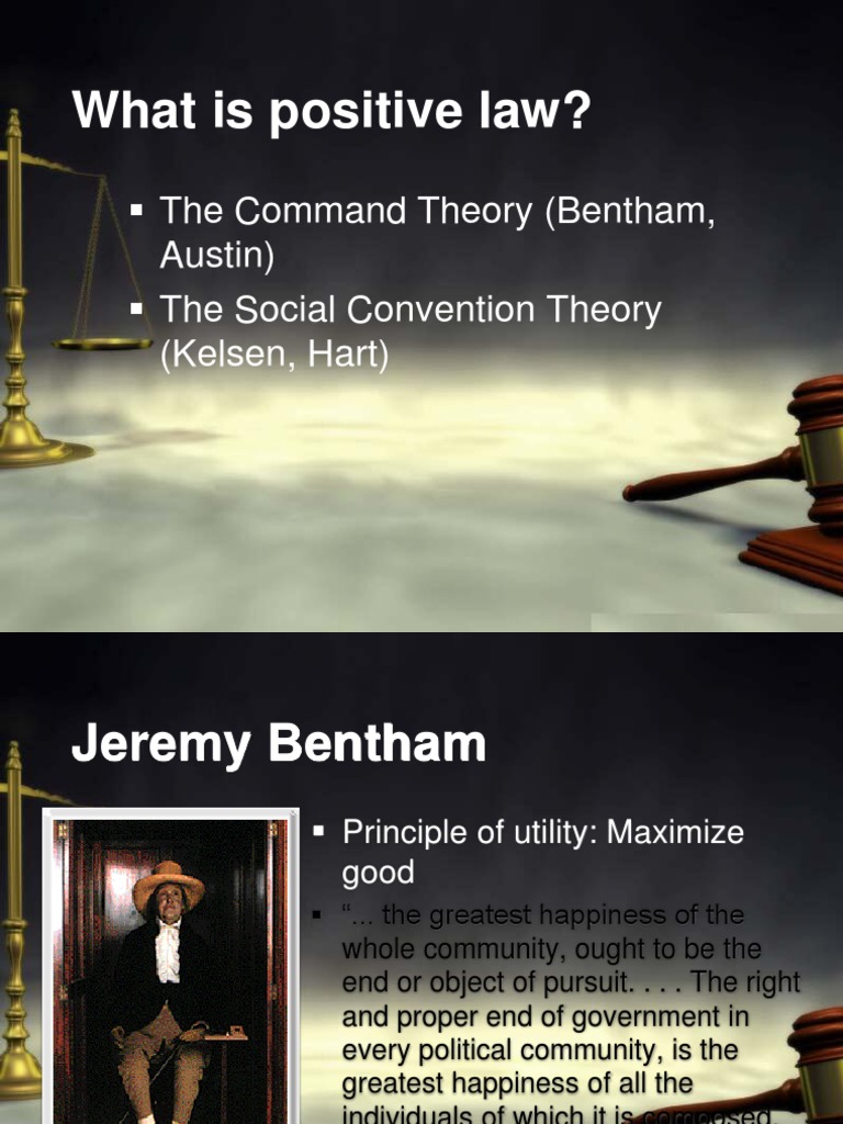 What Is Positive Law? | PDF | Jurisprudence | Ethical Principles