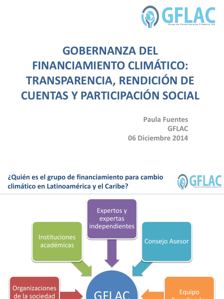Presentación Global Landscape Forum | PDF | Cambio climático | Presupuesto