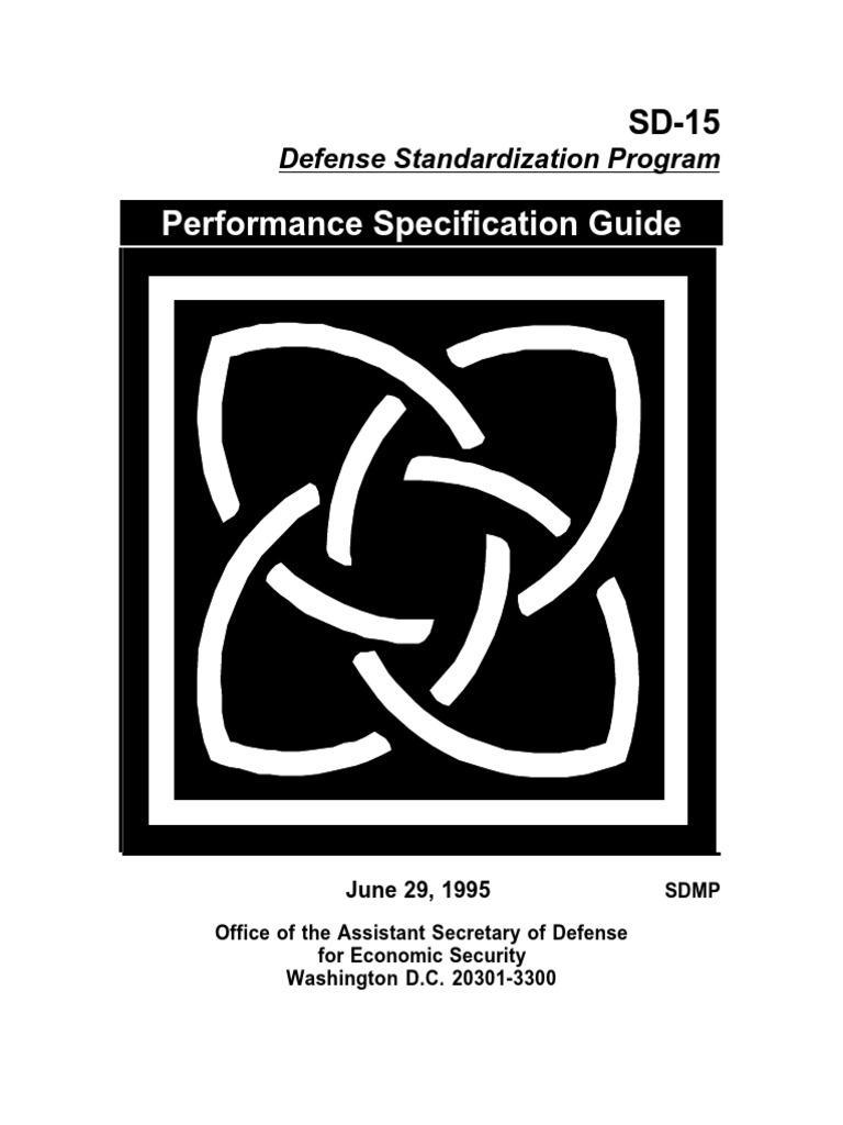 SD15 - DOD Performance Spec Guide | PDF | Specification (Technical ...