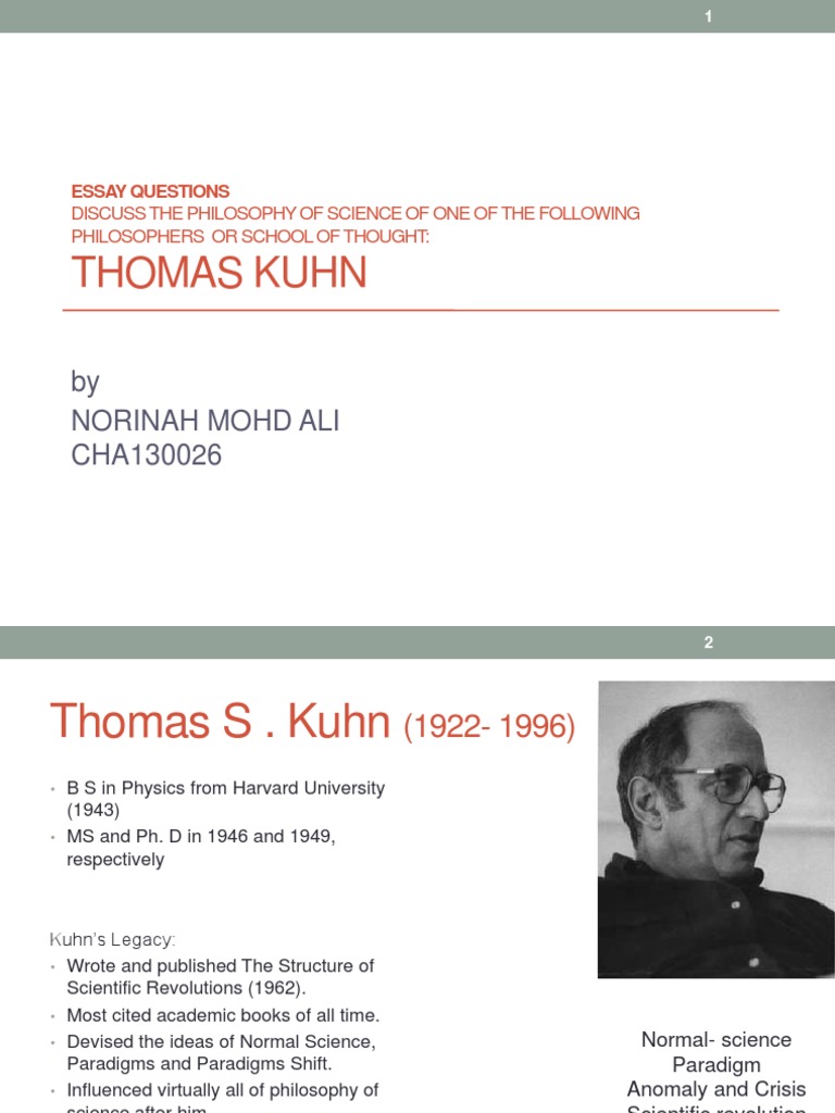 Thomas Kuhn | Paradigm | Science