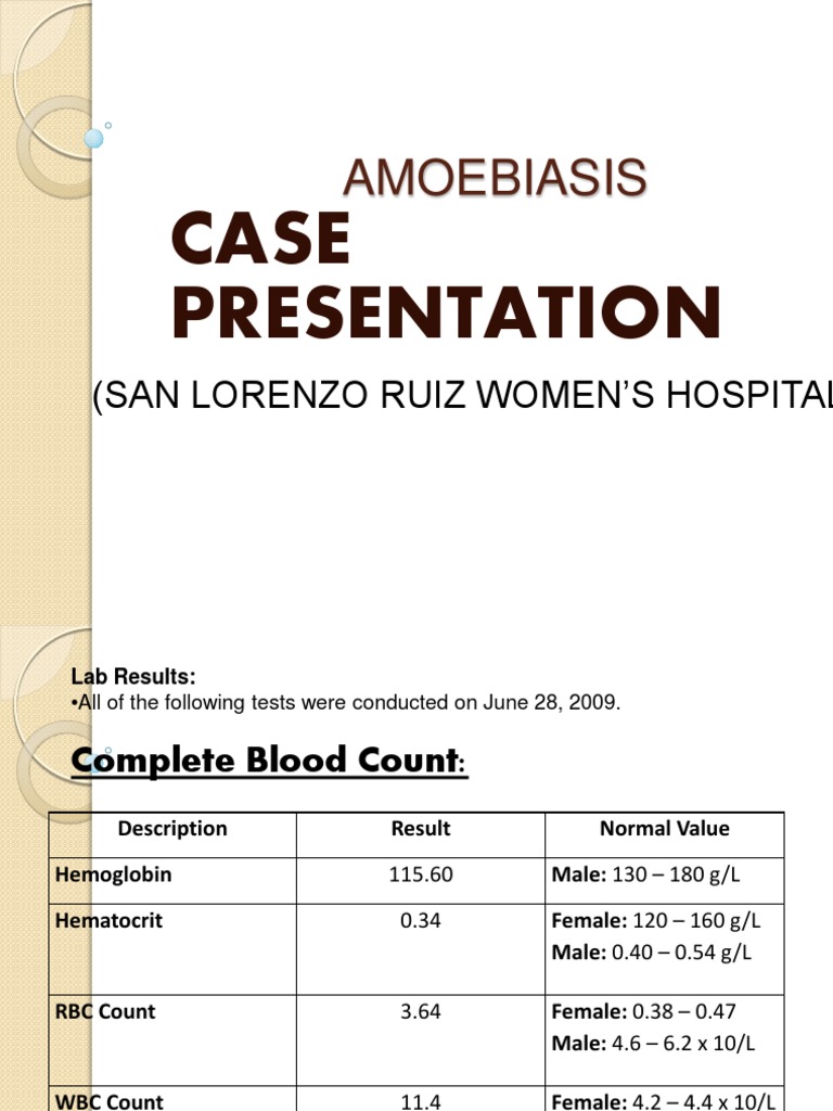Infant Amoebiasis Case Study | PDF | Gastrointestinal Tract | Stomach