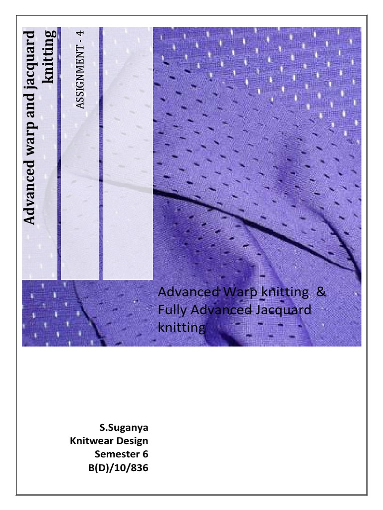 Advanced Warp Knitting | PDF