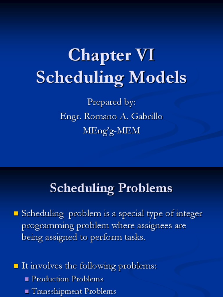 Chapter 6 - Scheduling Algorithm | PDF | Algorithms And Data Structures | Areas Of Computer Science