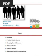 Director Interest and Disqualification Form | PDF