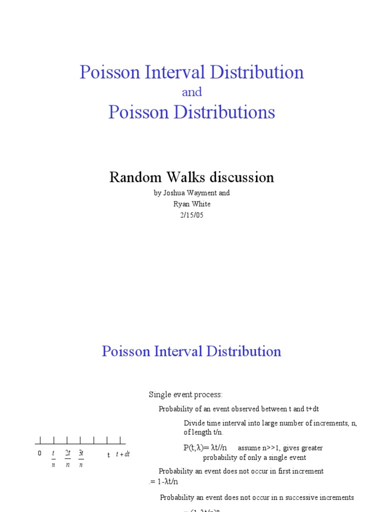 Poisson Interval | PDF | Poisson Distribution | Teaching Mathematics
