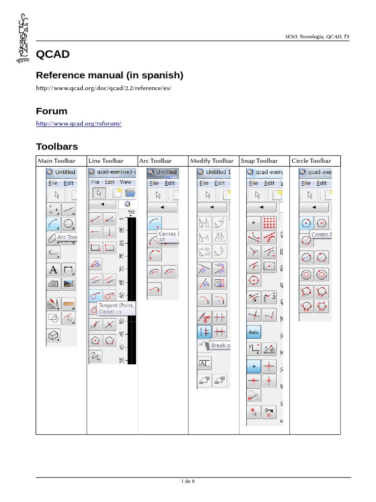 QCAD Exercises Guide | PDF | Software | Computing