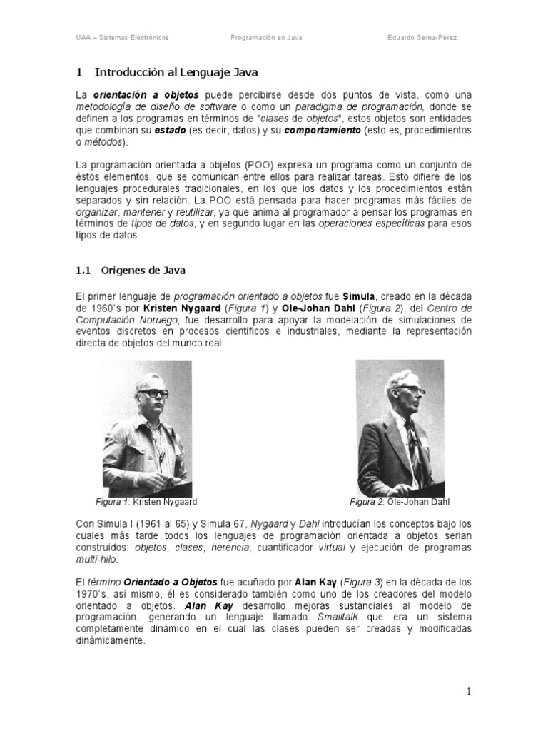 Introduccion Java | PDF | Java (lenguaje de programación ...
