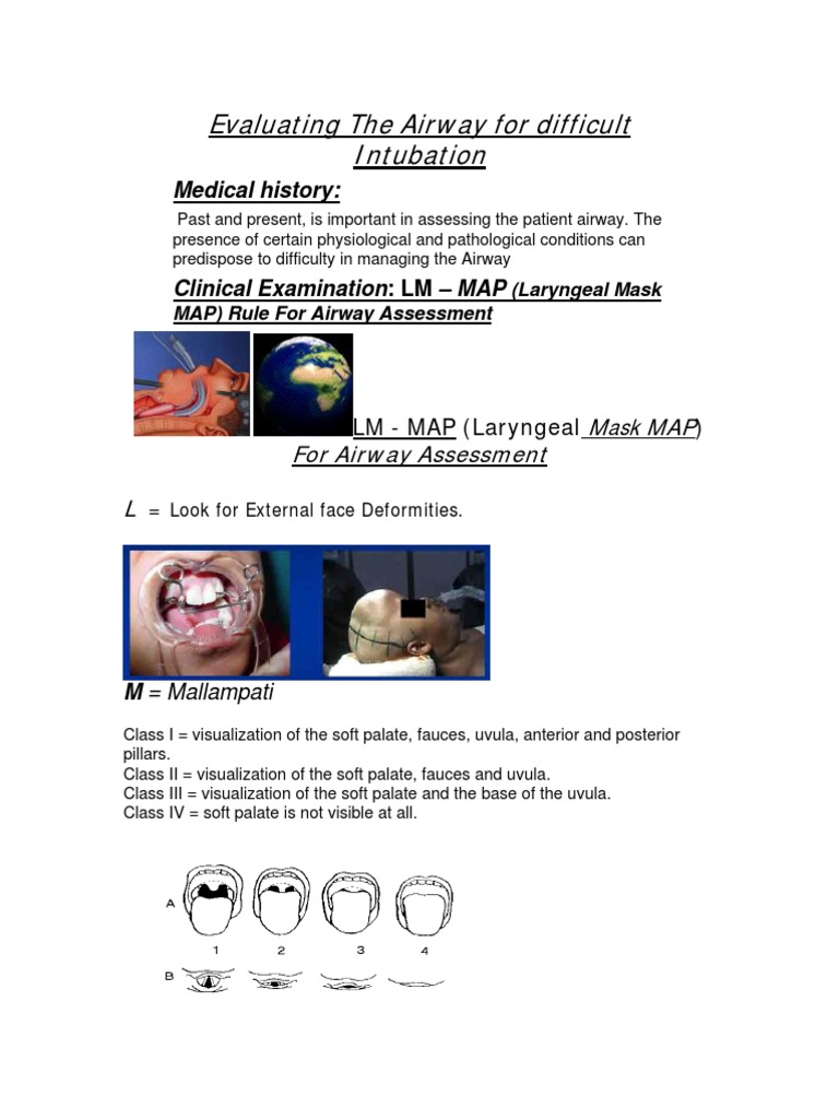 The LEMON Method: A Pneumonic Tool for Evaluating Difficulty of the ...