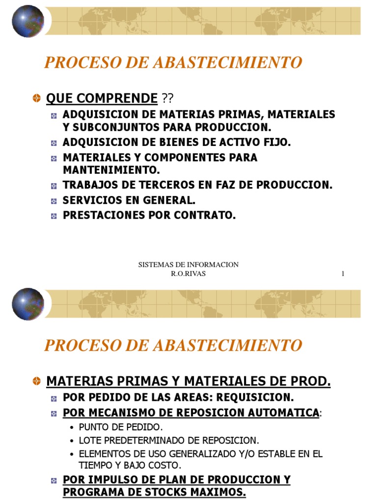 7 Etapas del Proceso de Abastecimiento | PDF | Sistema de informacion ...