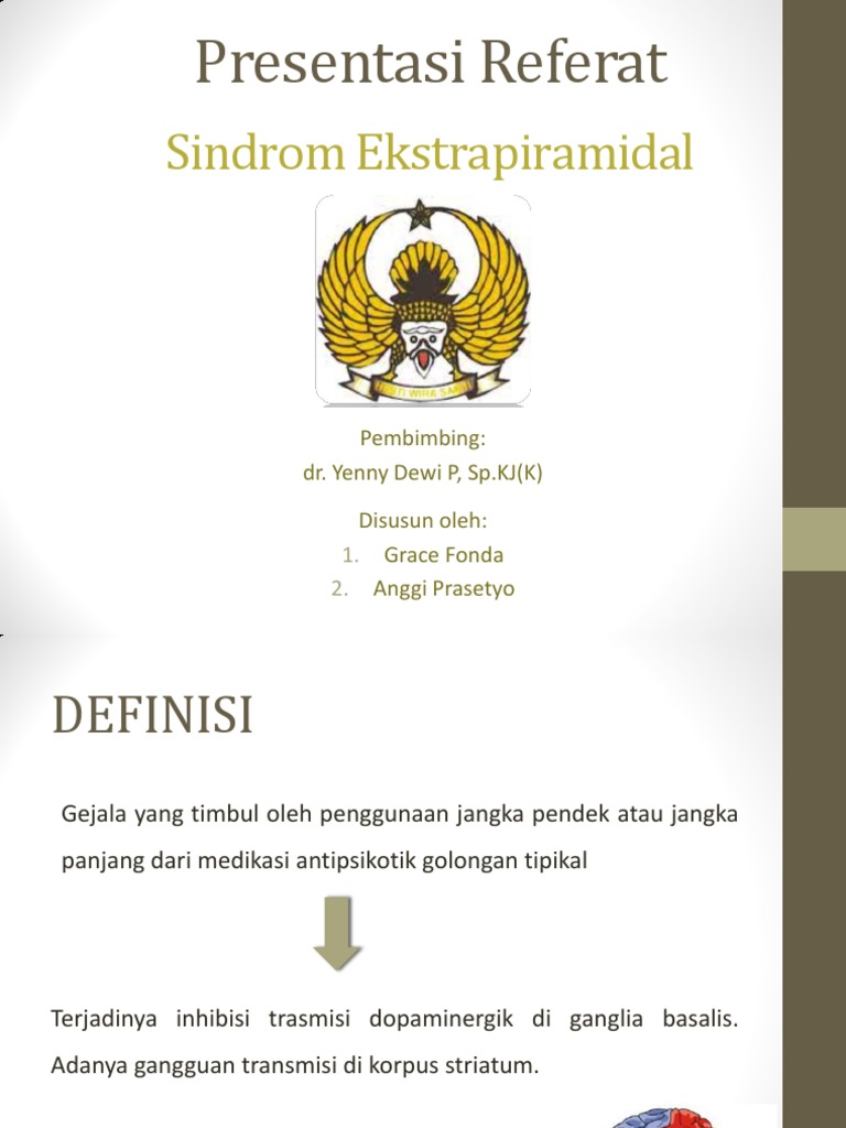 Referat Ekstrapiramidal Syndrome | PDF