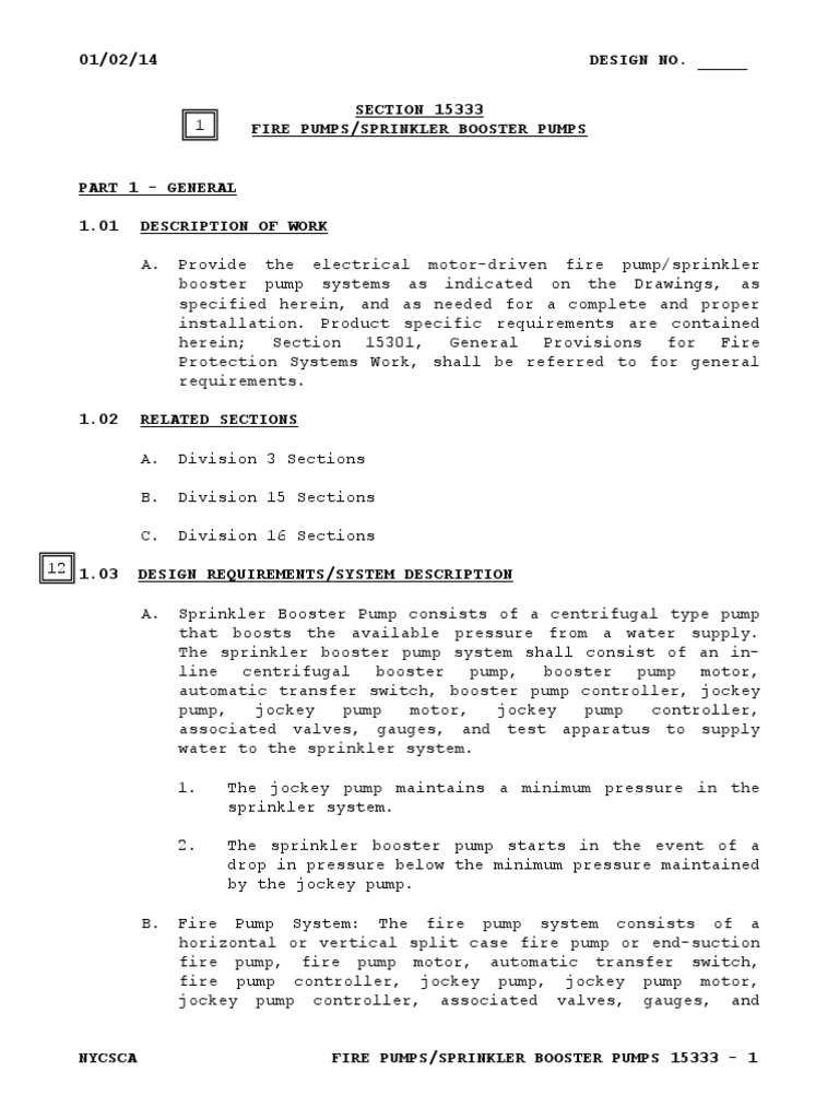 Fire Pump Field Acceptance Test | PDF | Fire Sprinkler System | Pump