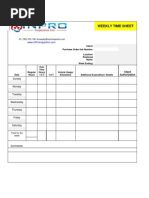 Daily Route Sheet-Template | PDF