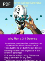 11-Man 3-4 Defense Playbook | PDF | Gridiron Football | Sport Variants
