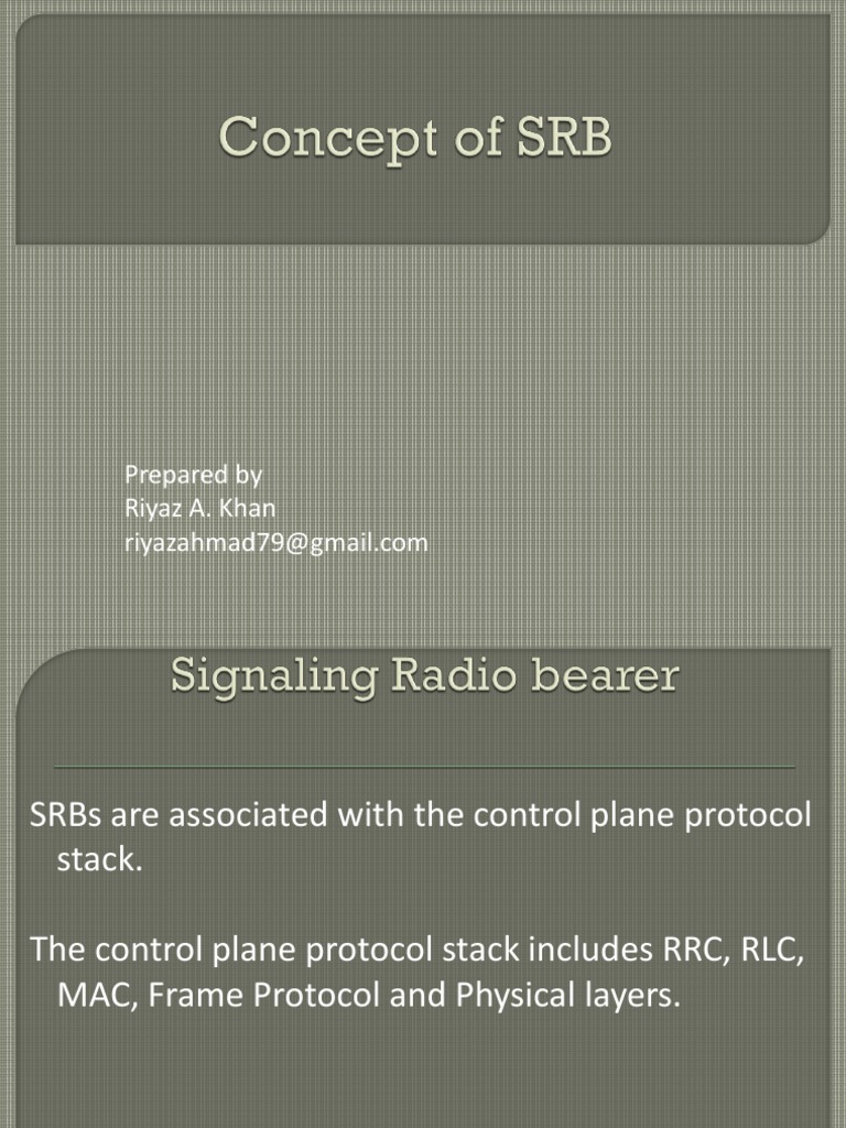 Concept of SRB | PDF | Multiplexing | Computer Standards