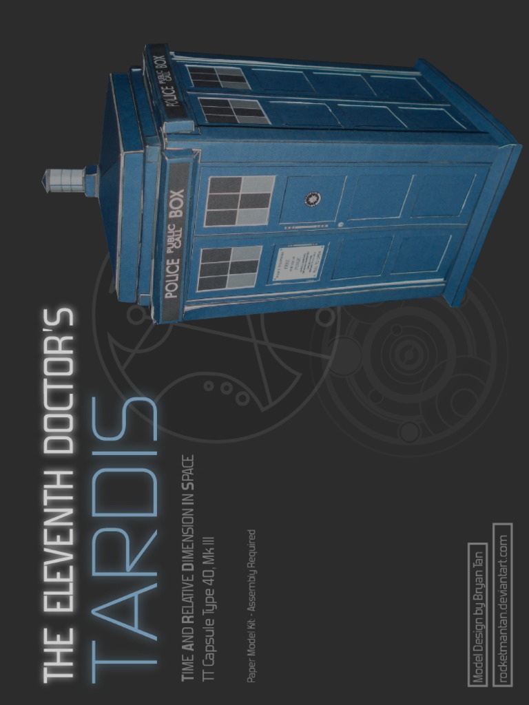 PaperCraft Doctor Who Tardis by Rocketmantan | PDF
