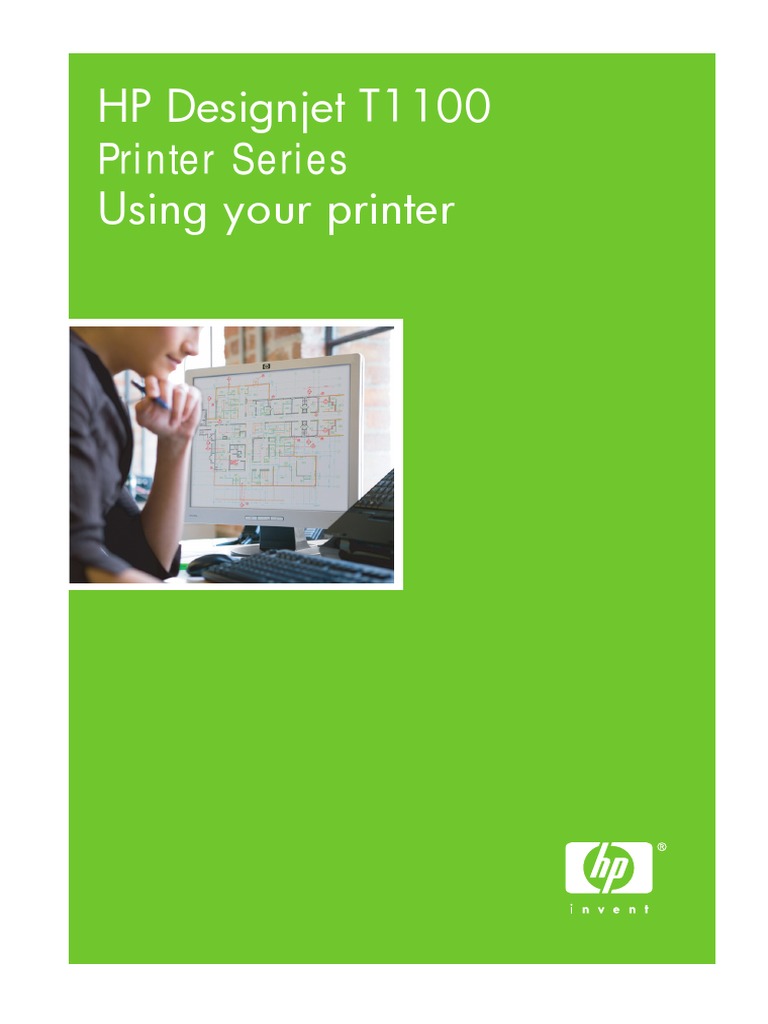 HP Designjet T1100 Plotter | PDF | Printer (Computing) | Printing