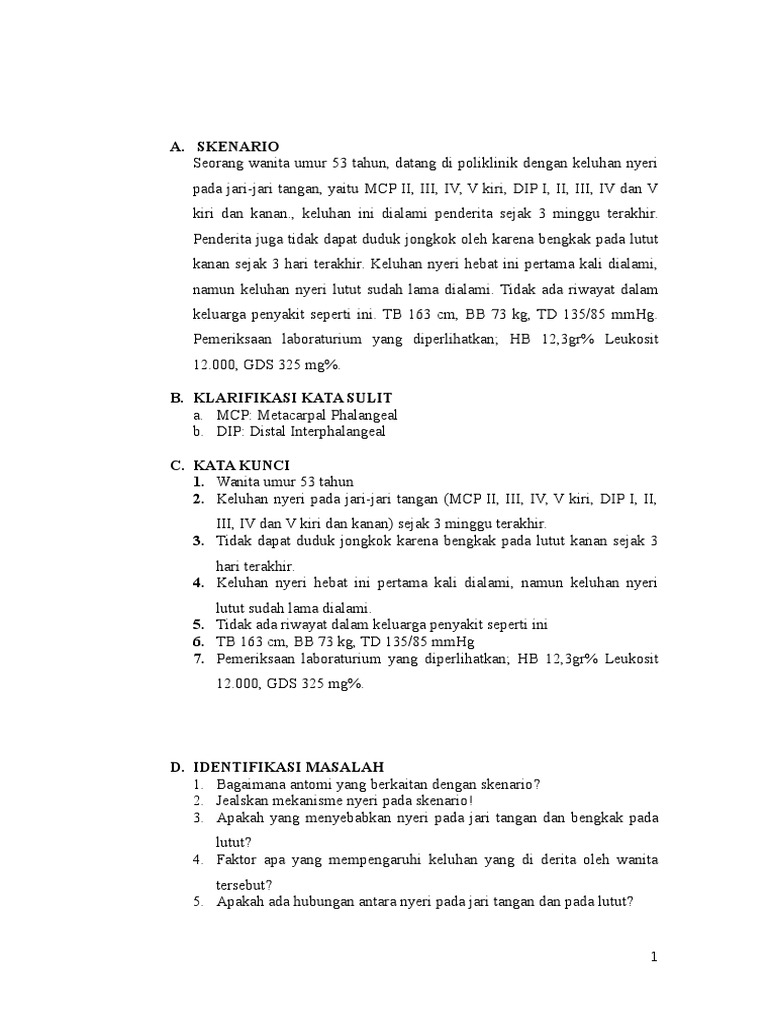 Contoh Laporan PBL | PDF