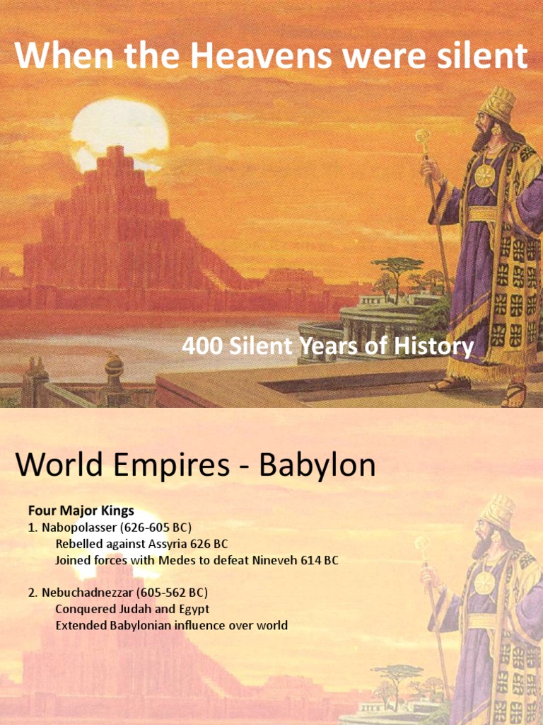 NT Survey 400 Silent Years PDF | PDF | Maccabees | Ptolemaic Kingdom
