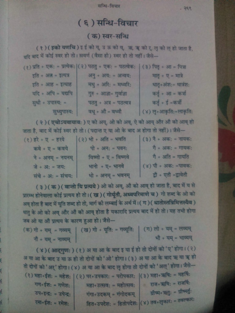 Sandhi sutras | Sanskrit | Languages Of India