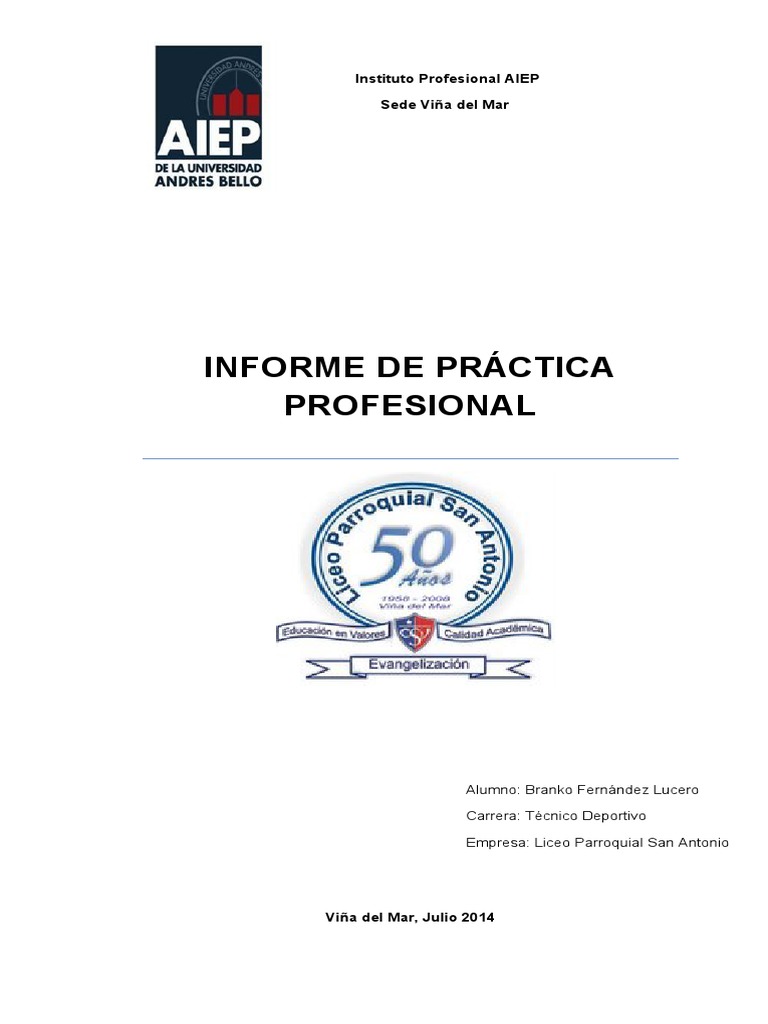 Informe de Practica | Educación Física | Evaluación