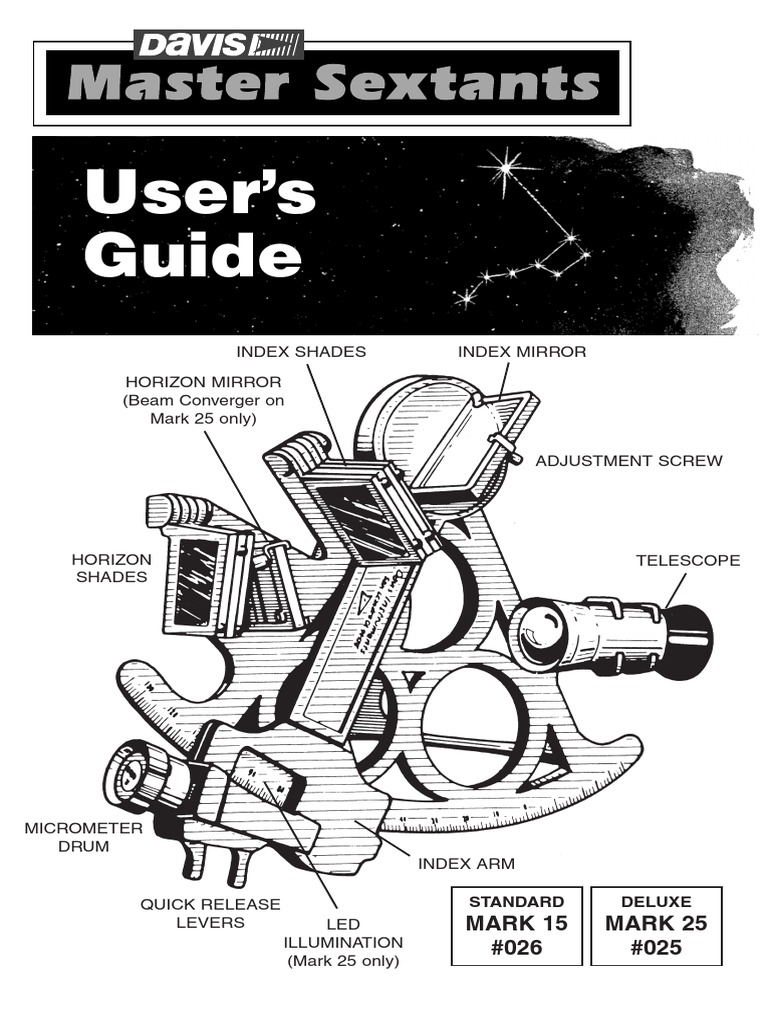 Sextant User Guide | PDF | Longitude | Navigation