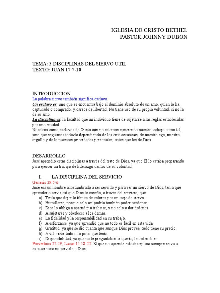 Siervo Util | PDF | Cristo (título) | Dios