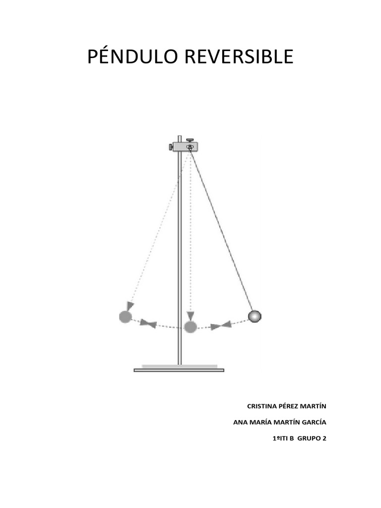 Péndulo Simple. Laboratorio | PDF | Péndulo | Fuerza
