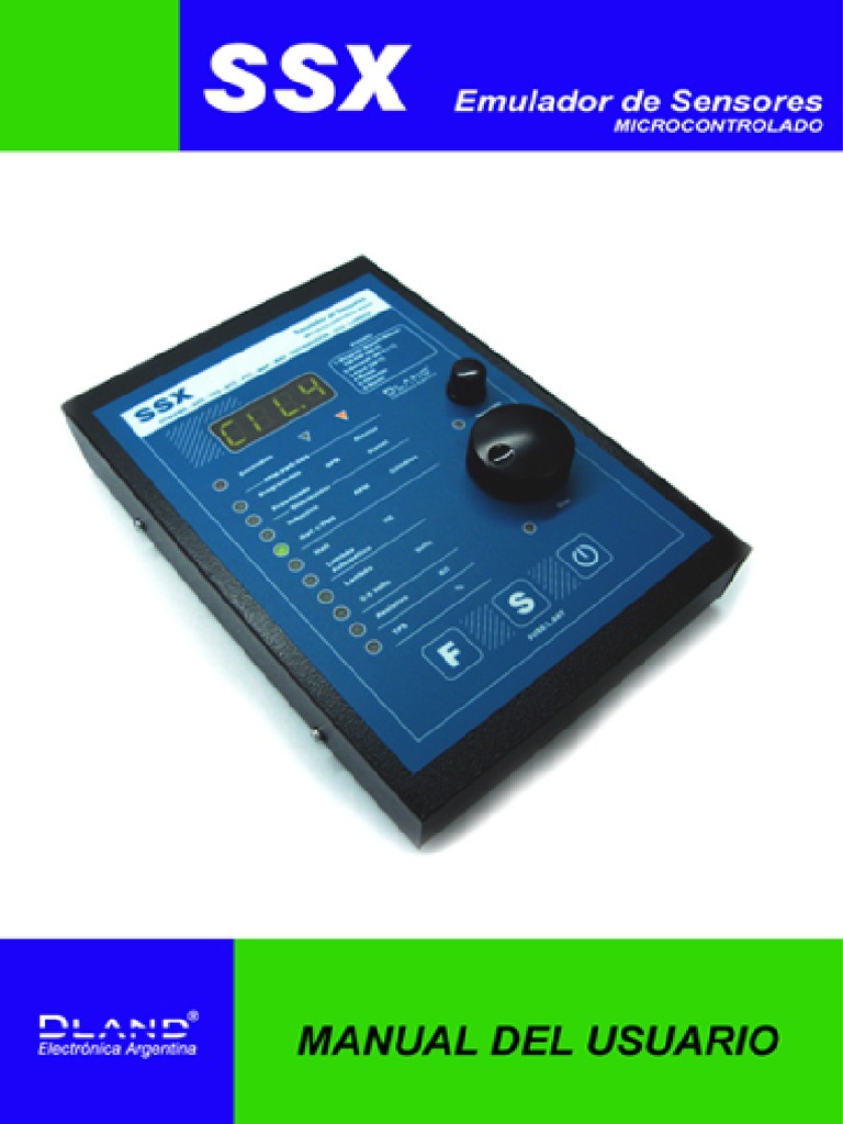 Manual de Uso DLAND SSX | PDF | Terminal de computadora | Sensor