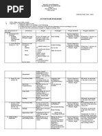 Action Plan Reading | PDF | Reading (Process) | Reading Comprehension