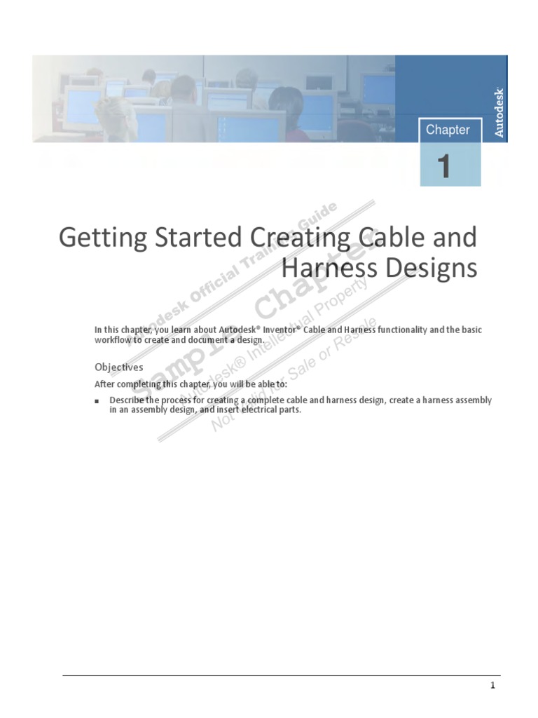 Autodesk Inventor 2010 Cable and Harness Design-Sample CH | PDF | Cable ...