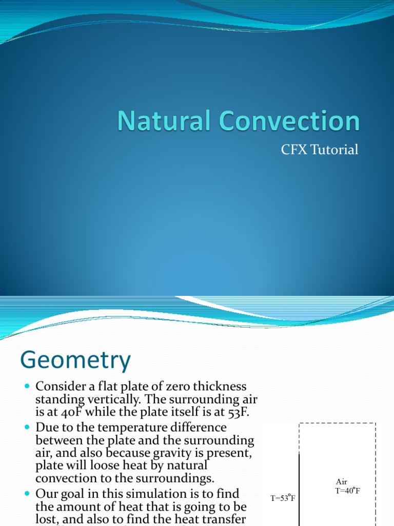 Tutorial 3 Natural Convection Ansys CFX | Download Free PDF | Convection | Plate Tectonics