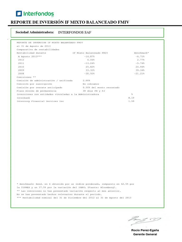 Reporte de Inversion | Tasas de interés | Bancos