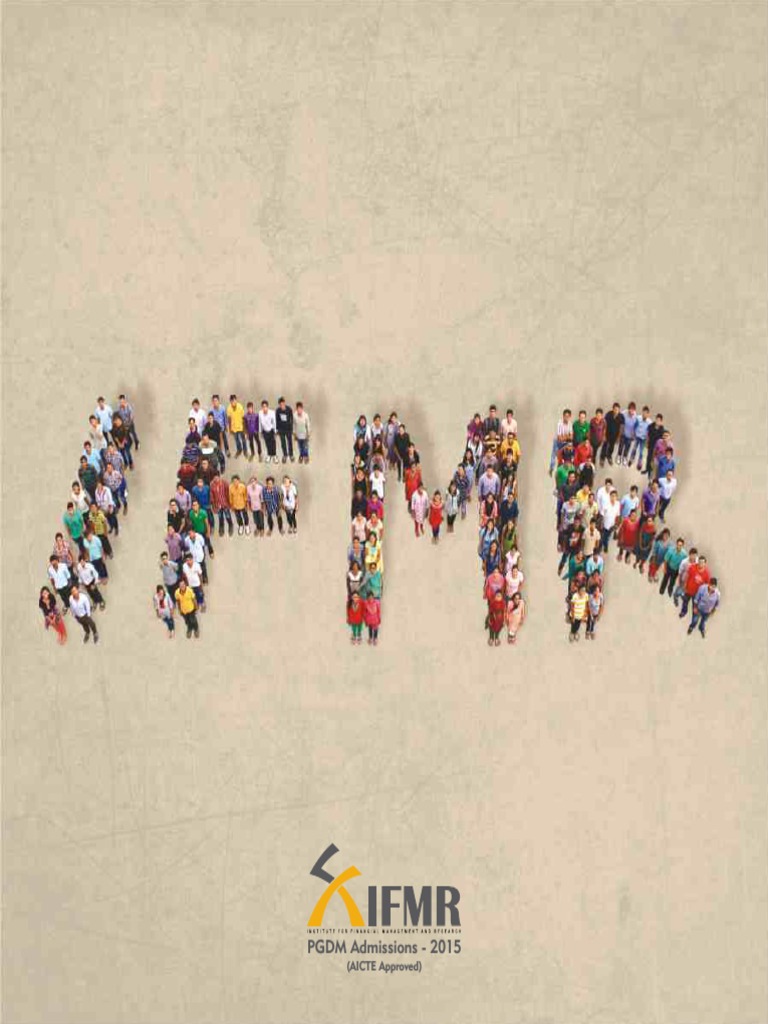 Ifmr Prospectus Revised PDF Edited | PDF | Master Of Business ...