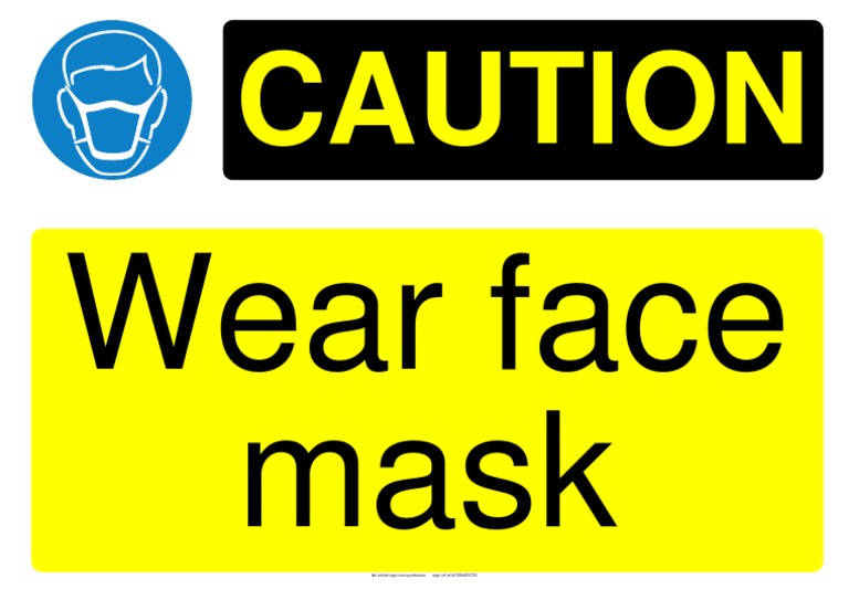 Face Mask Reminder Sign | PDF