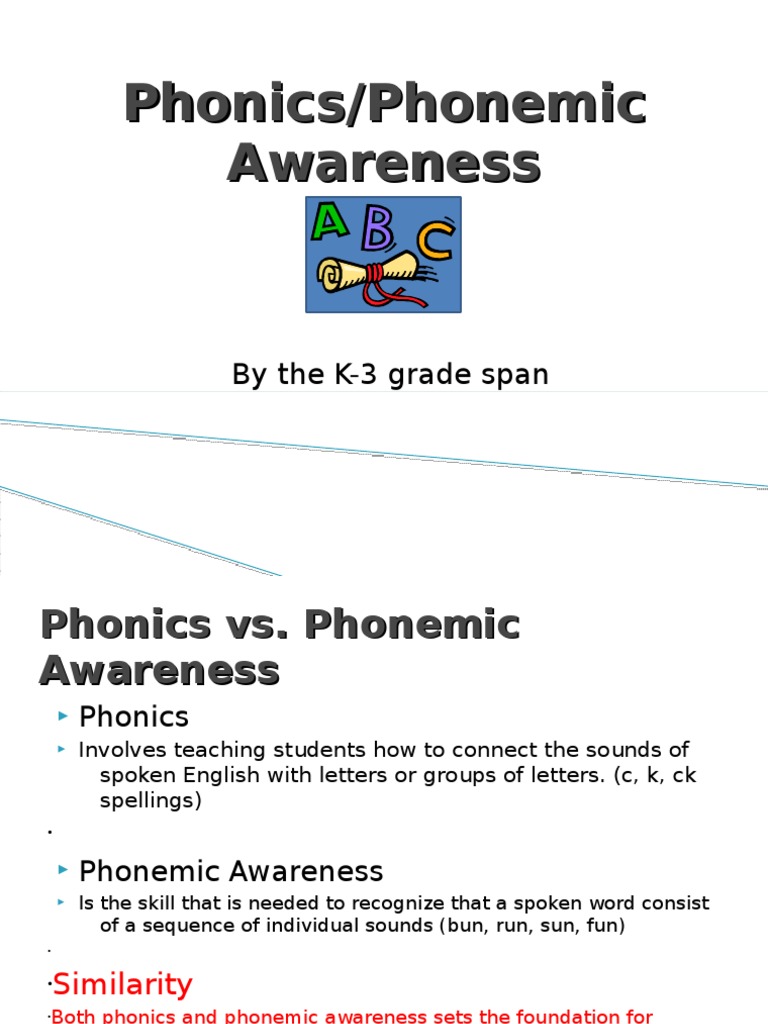 Phonics/Phonemic Awareness | PDF | Phonics | Pedagogy