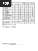 630 KVA Transformer Technical Data Sheet | PDF | Transformer | Electricity